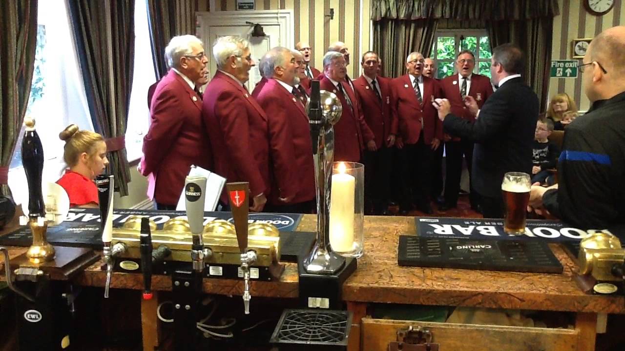 Pontypool male voice chior at panteg house employees club - YouTube