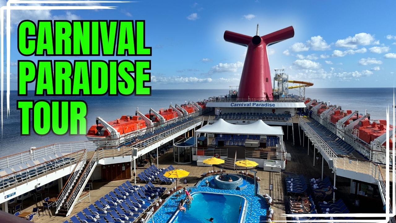 Carnival Paradise ULTIMATE Ship Tour | Deck by Deck - YouTube
