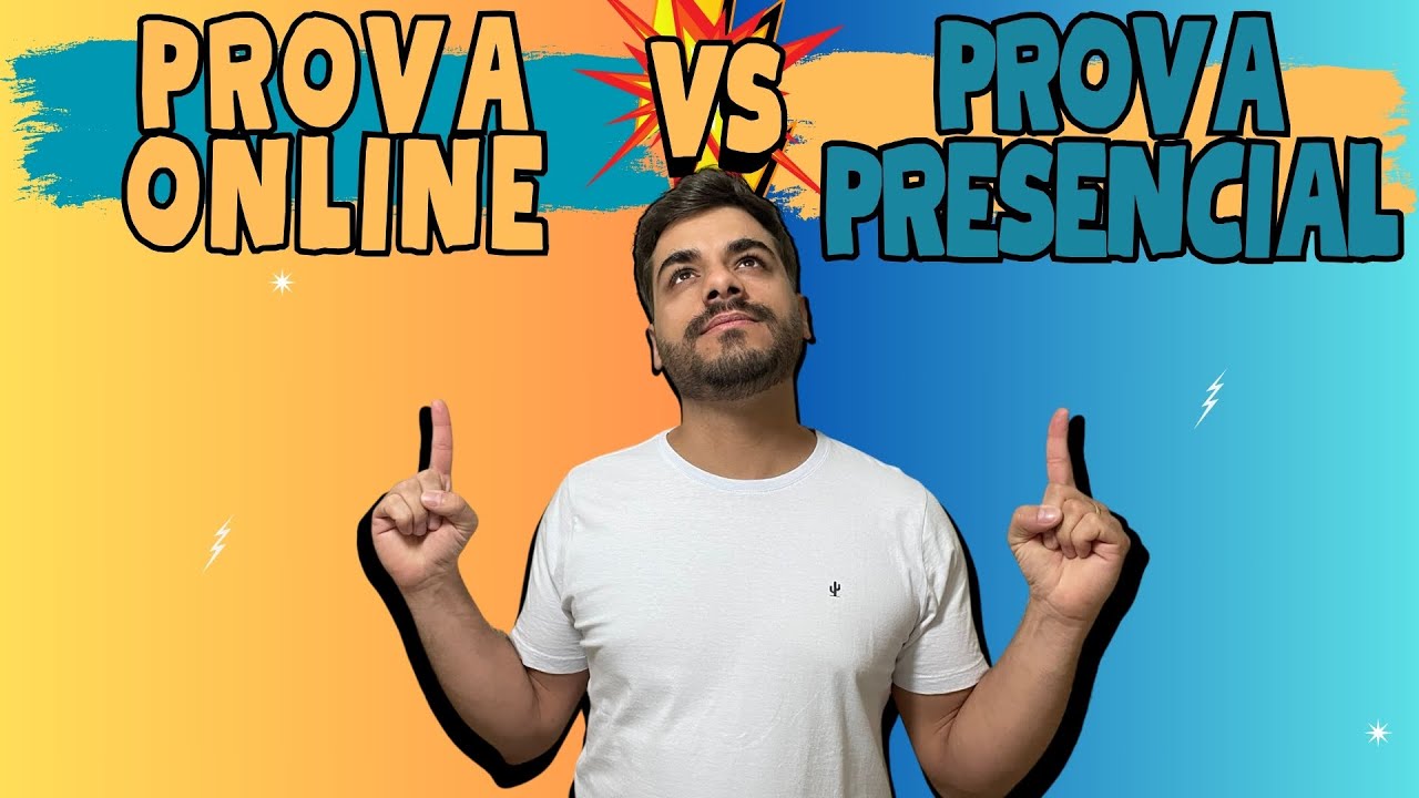 PROVA ONLINE OU PROVA PRESENCIAL? - YouTube