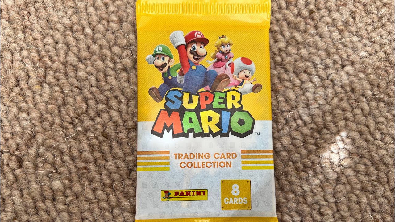 Panini Super Mario Trading Cards 2022 Pack Opening - YouTube