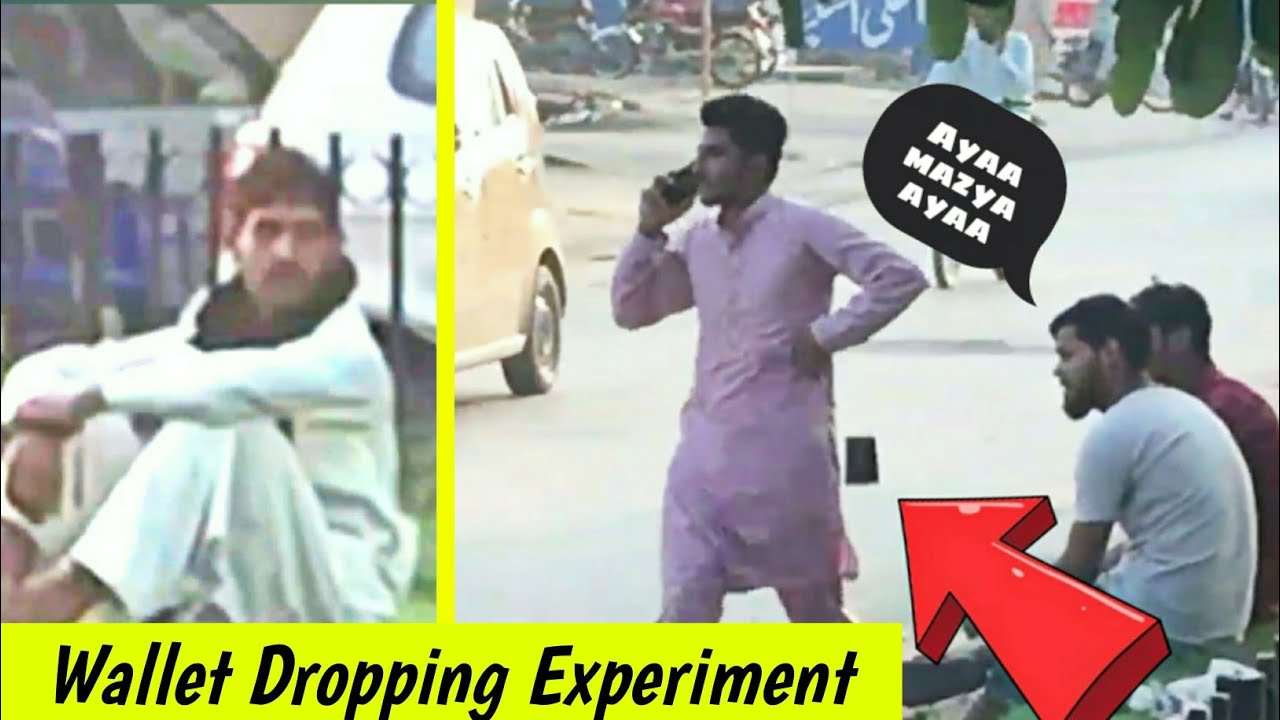 Wallet Dropping Experiment Expert Men - YouTube