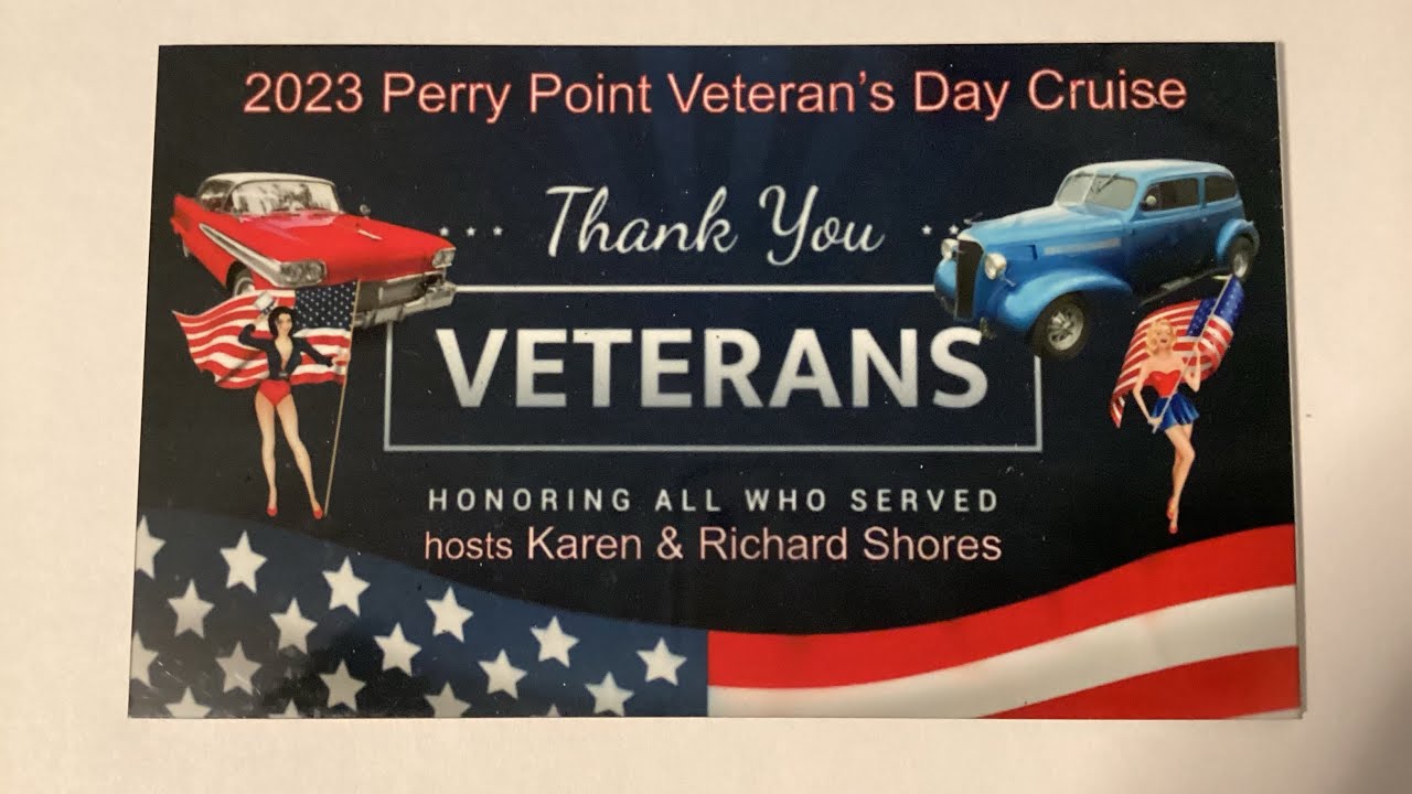 2023 Perry Point Veteran's Day Cruise Drivers meeting. - YouTube