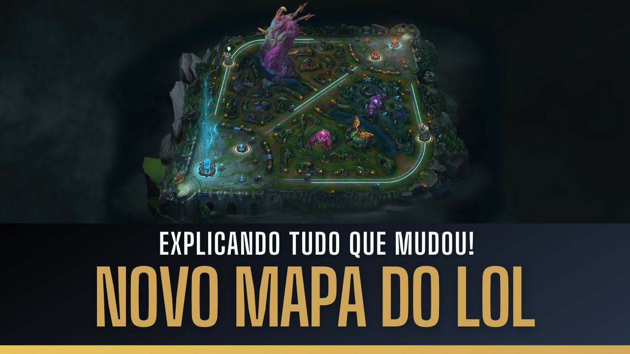 EXPLICANDO O NOVO MAPA DO LOL! A RIOT MUDOU TUDO! 25 ITENS NOVOS, BARON ...
