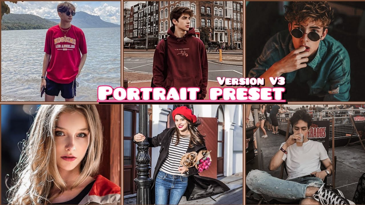 portrait V3 Lightroom Mobile preset / portrait preset / portrait preset ...
