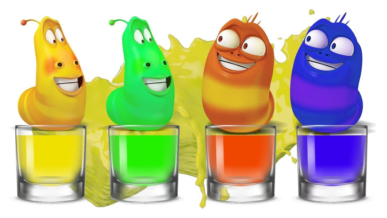 Learning Color with Larva - YouTube