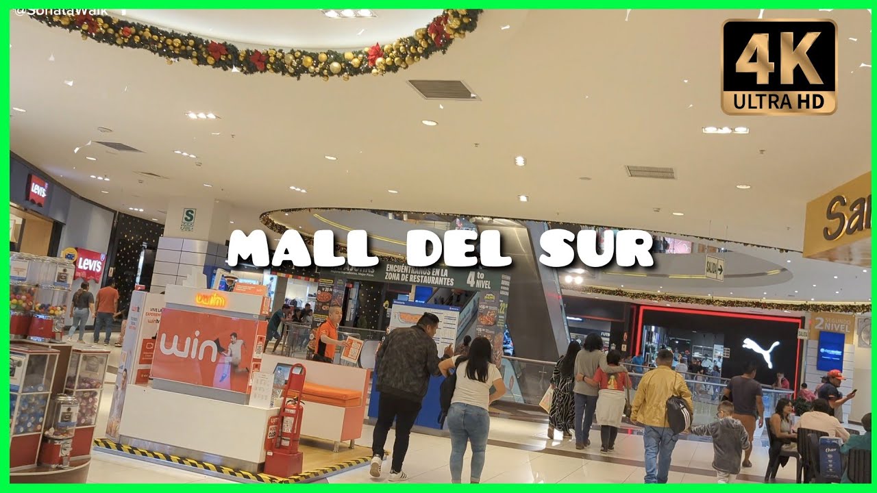 Mall del Sur Walk Tour 4K Lima Perú 2023 - YouTube