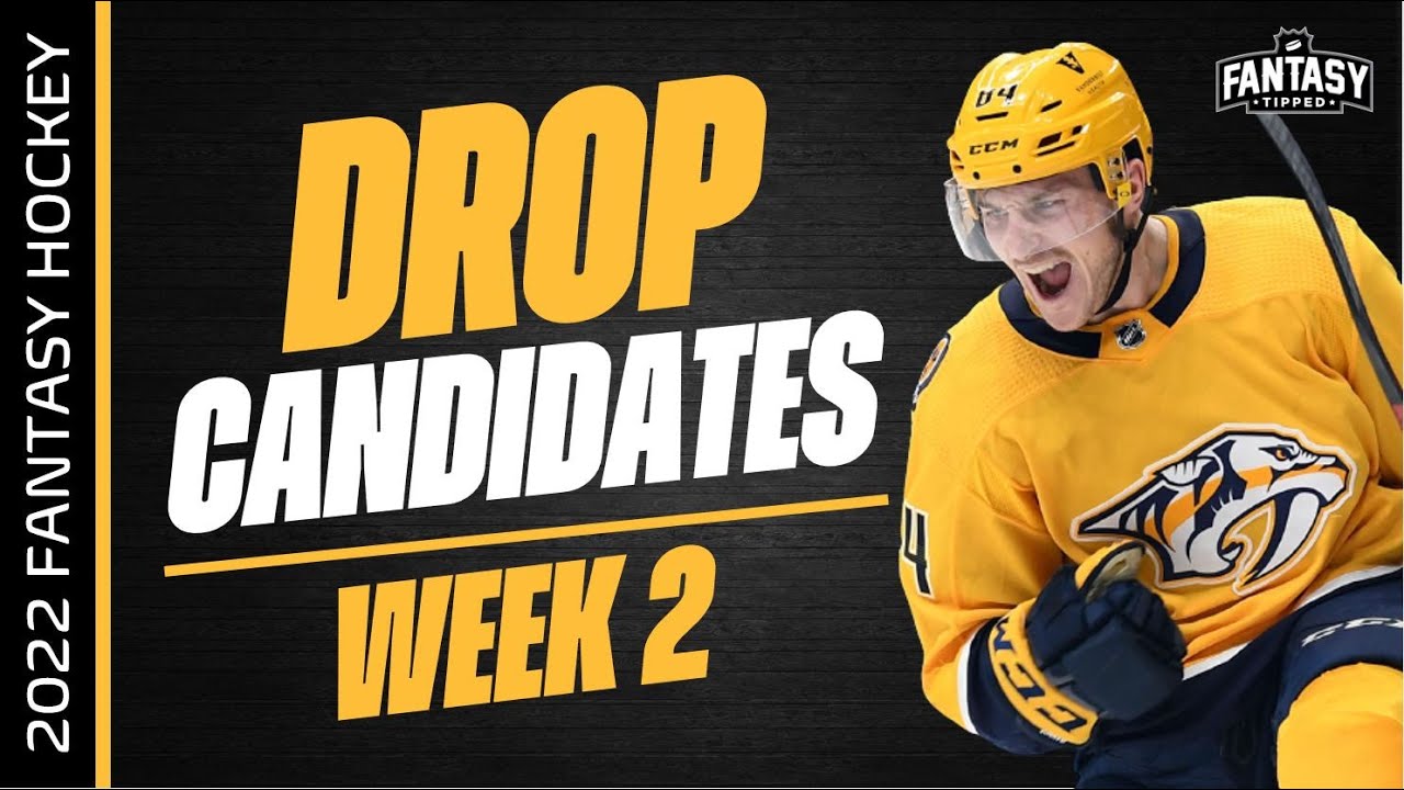 2022-23 Fantasy Hockey - Week 2 Players to Drop - Fantasy Hockey Advice ...