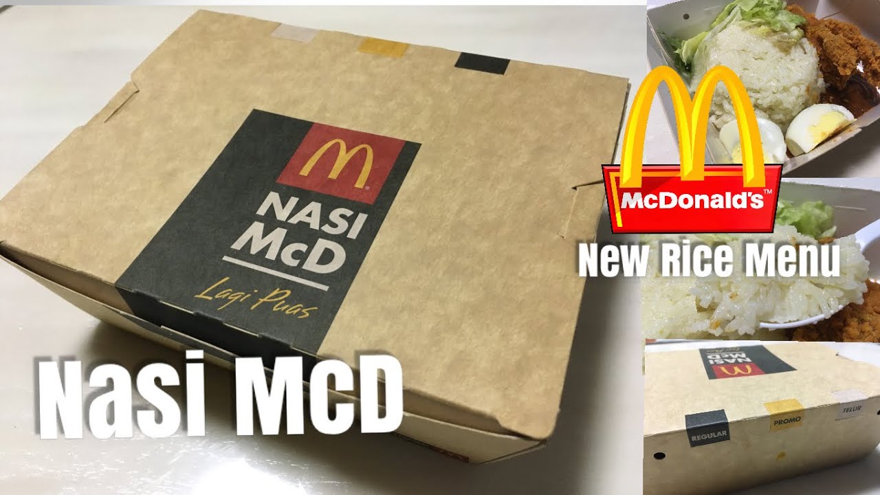 Nasi McD in McDonald’s Malaysia (Unboxing) - YouTube