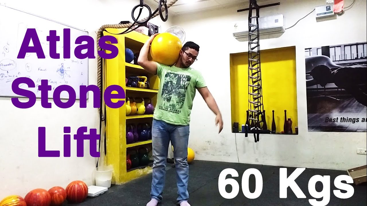 Shouldering 60 Kgs Atlas Stone by Divya Kothari at The Kineo, Patna ...