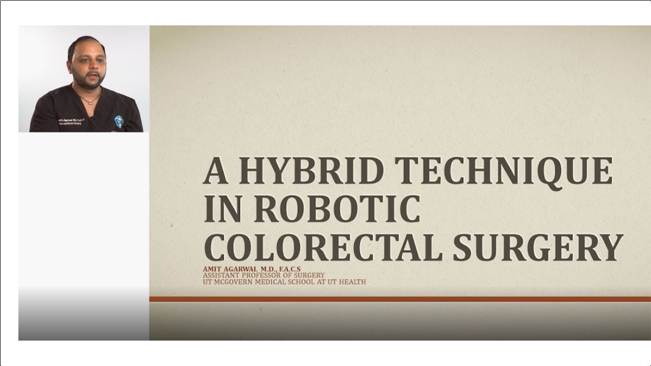 Video: Colorectal Procedures Dr. Agarwal ASCRS 2021 Presentation - YouTube