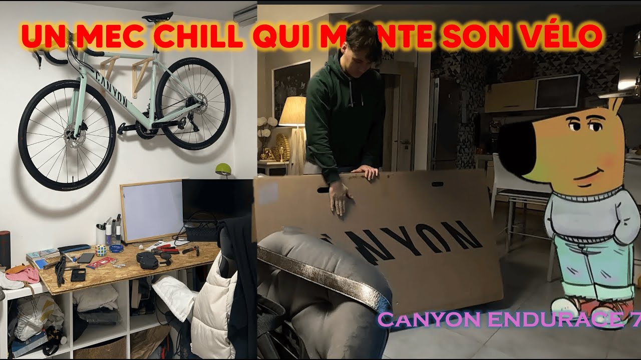 UN MEC CHILL QUI MONTE SON VÉLO (Canyon Endurace 7 al) - YouTube