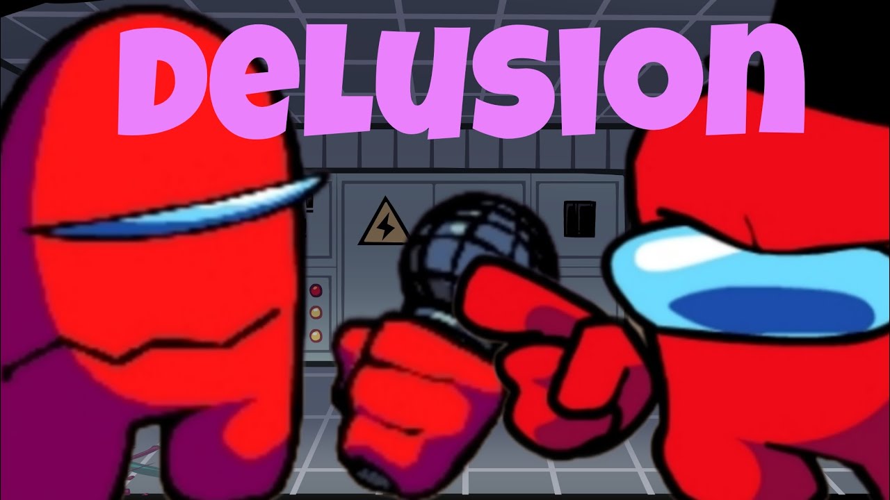 fnf delusion but red and red mungus sings it - YouTube