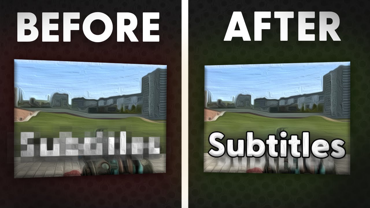 How To Actually make Good Subtitles - YouTube