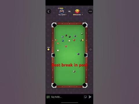 Best break in 8-ball pool - YouTube