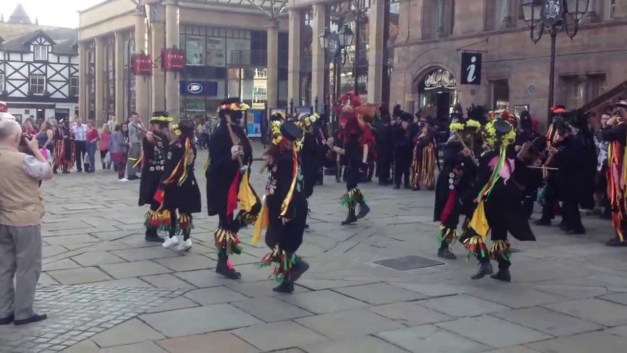 Dark Morris Dance In Chester Uk - YouTube