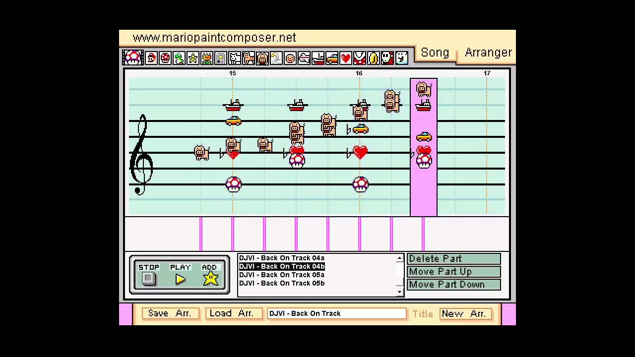 [Mariopaint] DJVI - Back On Track(Done in Game) - YouTube