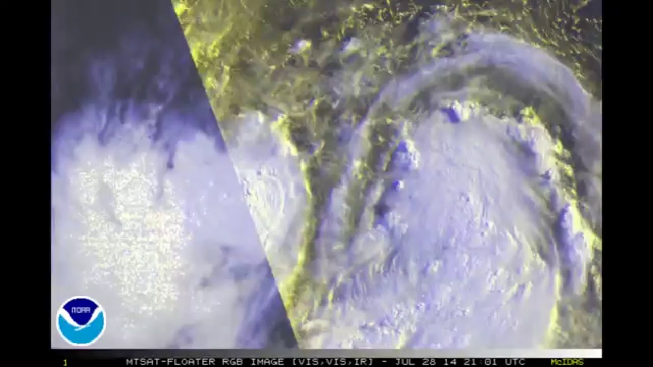 2014 Individual Typhoon Season Satellite Animation - YouTube