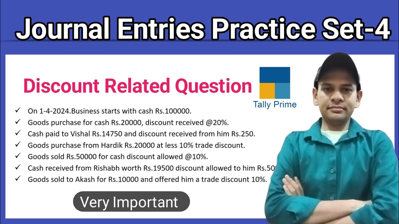 Tally Prime : Journal Entries in Tally Prime | Journal Entries Practice ...