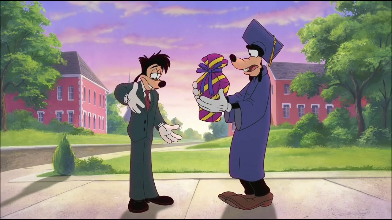 An Extremely Goofy Movie Graduation Day Max And Goofy Says Fair Make ...