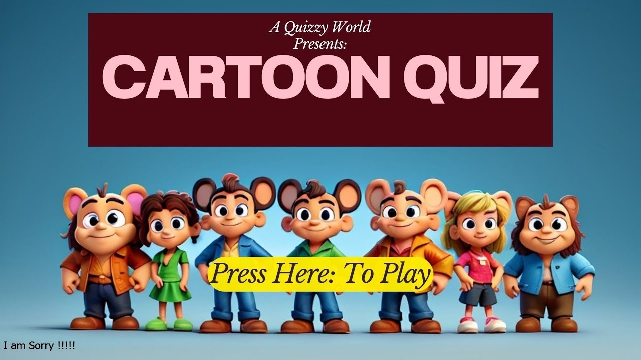 Are You a Cartoon Guru? Here's your 1 Min Challenge (Quiz 6) - YouTube