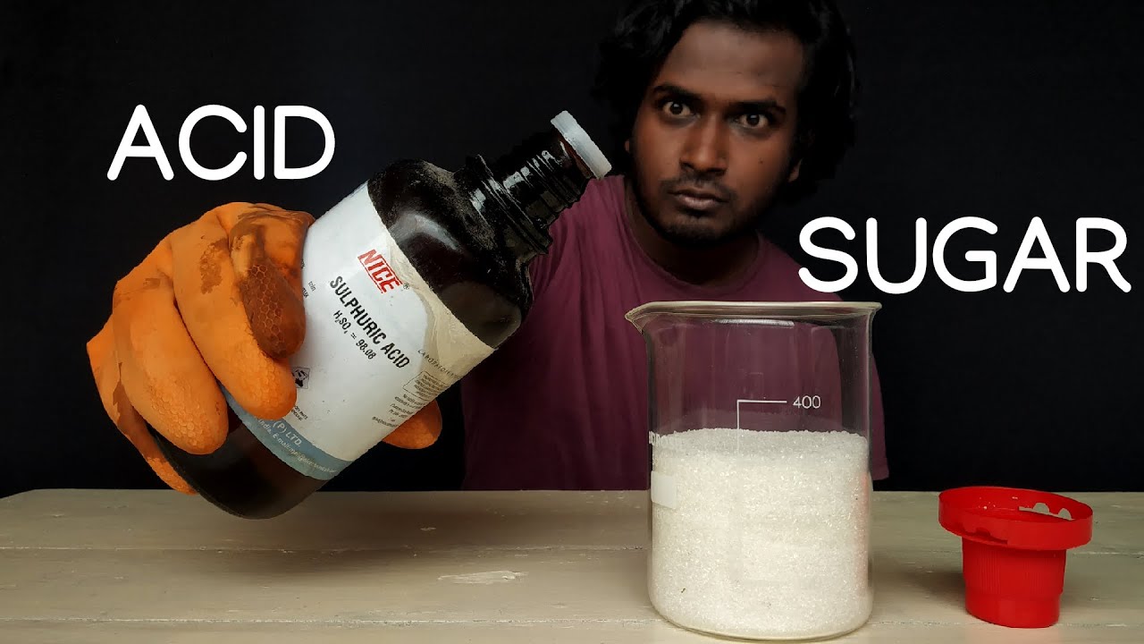 "SUGAR AND ACID REACTION" | The CARBON SNAKE | PROCRASTINATOR - YouTube