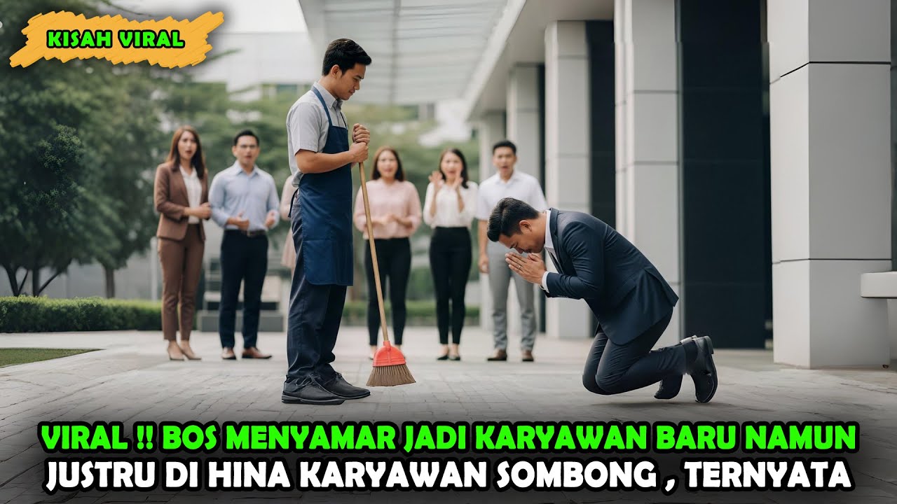 VIRAL !! BOS NYAMAR JADI KARYAWAN BARU NAMUN JUSTRU DIHINA OLEH ...