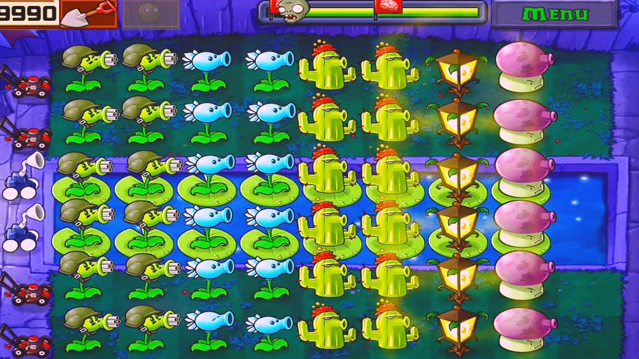 PVZ Gameplay | Adventure Fog | Level! 1/2 Completed Full HD Gameplay ...