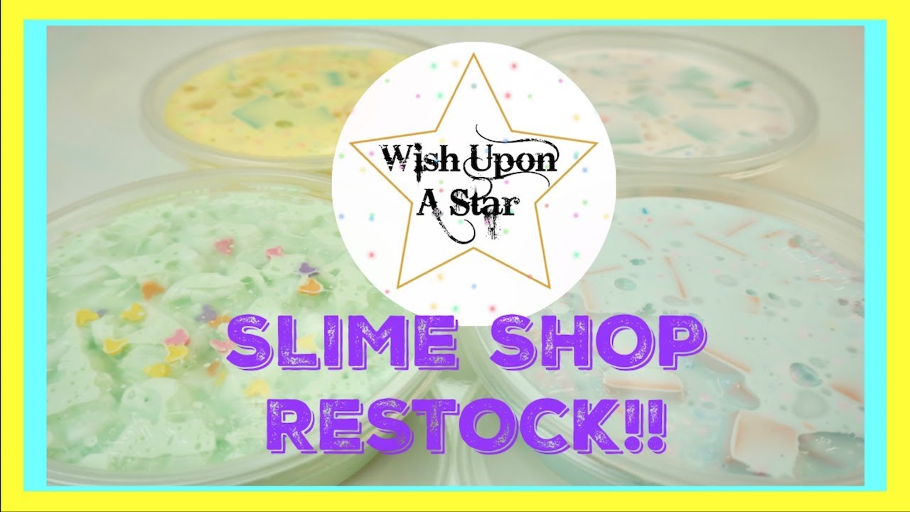 WISH UPON A STAR ETSY SLIME SHOP RESTOCK🌟 APRIL 9TH!! CLOUD SLIMES ...