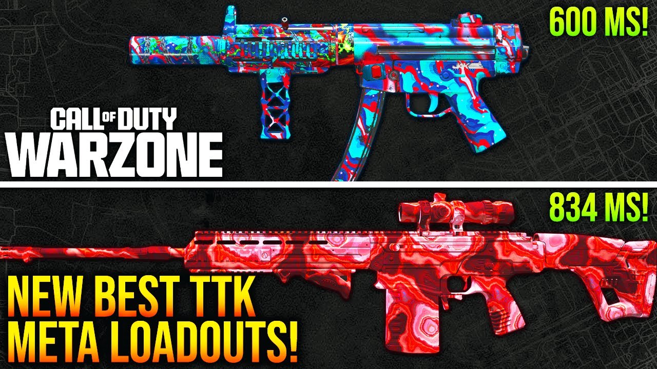 Warzone New Top 5 Best Ttk Meta Loadouts After Update Warzone 3