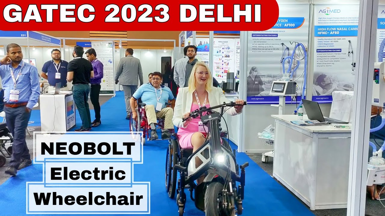 GATEC 2023 - Neobolt wheelchair iit madras - Electric scooter ...