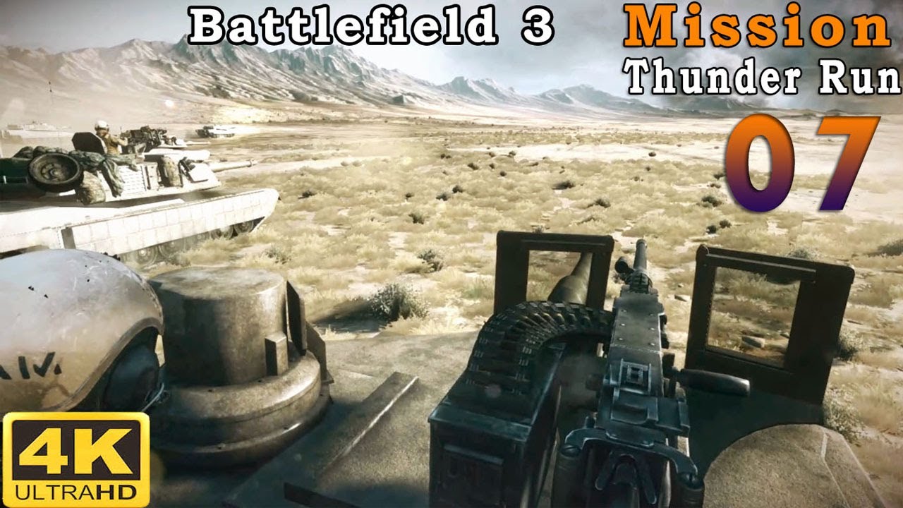Battlefield 3 | Part 7 Mission Thunder Run | NG Gamer - YouTube