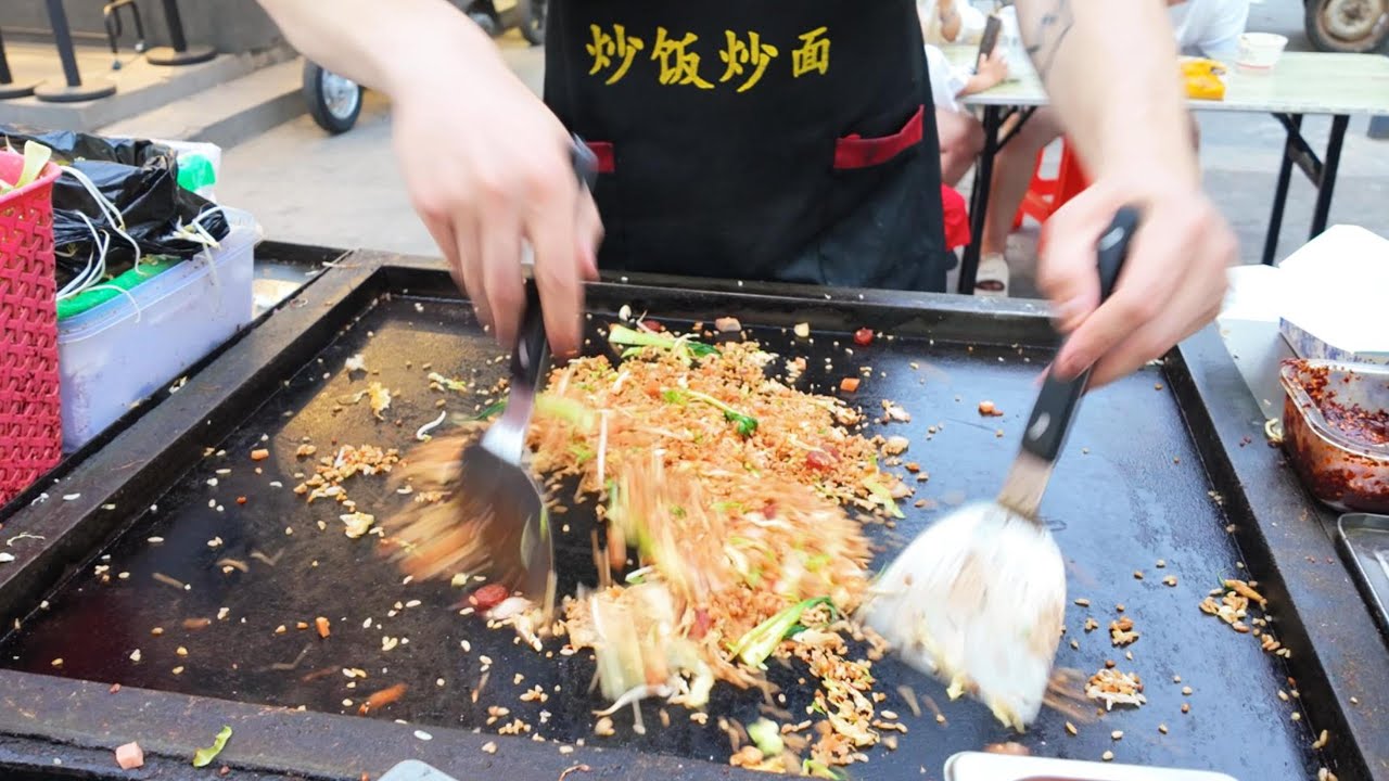 Dancing Fried Rice! This Street Food is FIRE! (Literally!) 🔥 - YouTube