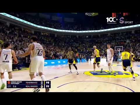 Yam Madar son saniye basketi Fenerbahçe Beko - Real Madrid
