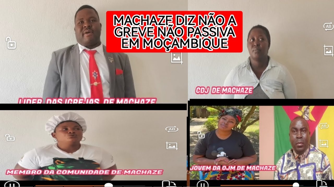 DISTRITO DE MACHAZE PROVINCIA DE MANICA REPUDIA A GREVE NÃO PASSIVA EM ...