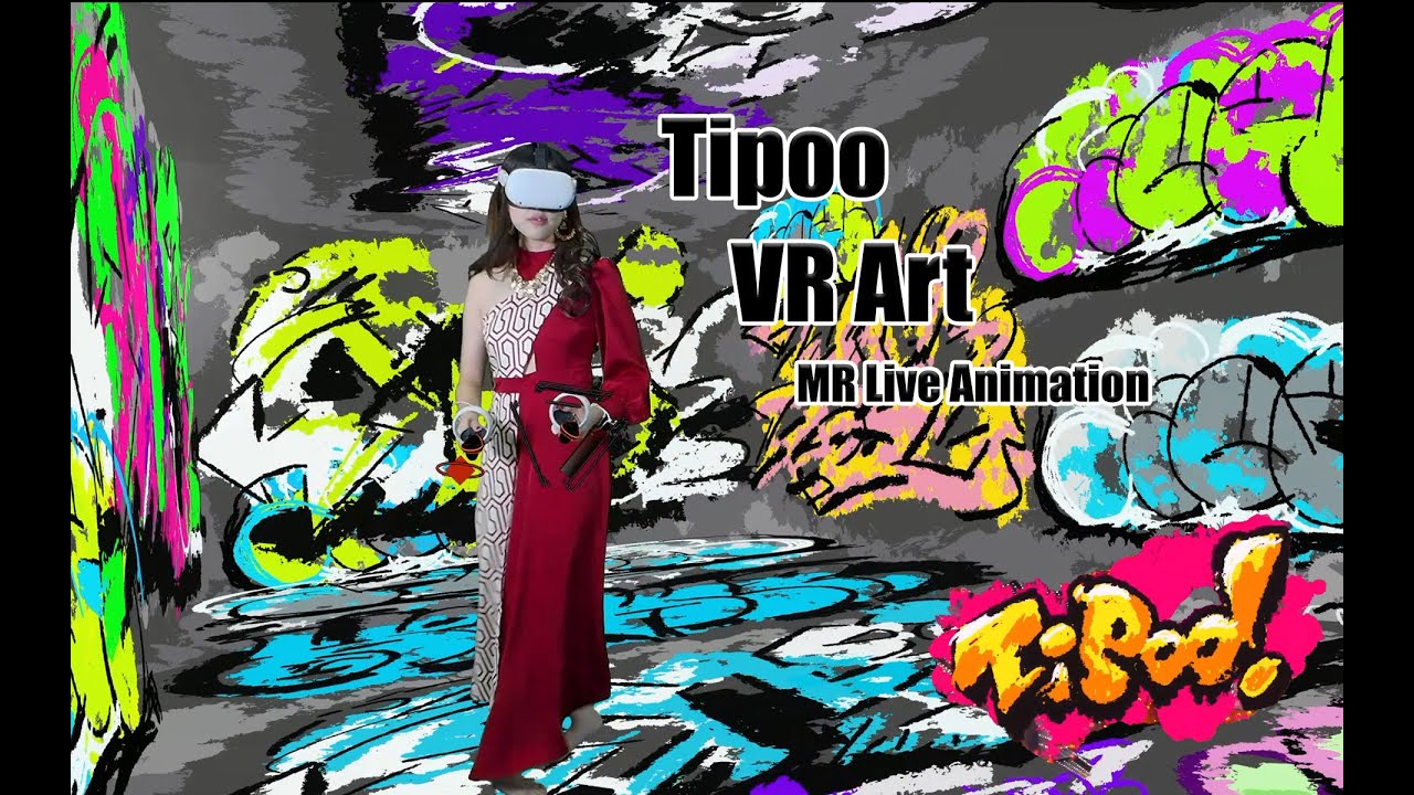 Tipoo VRアート Live Animation LIV for TiltBrush Vir Tipooで日本旅行-Virtual Reality Painting- - YouTube