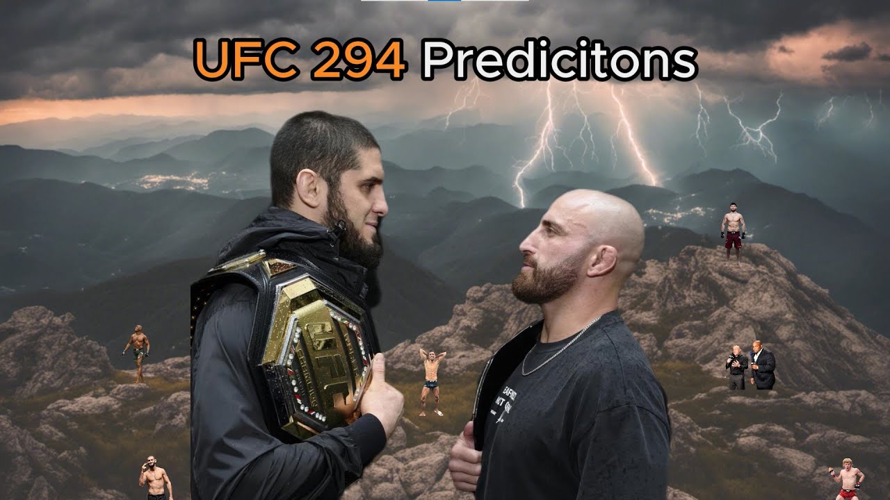 UFC 294 Main Card Predictions: Islam Makhachev vs Alexander Volkanovski ...