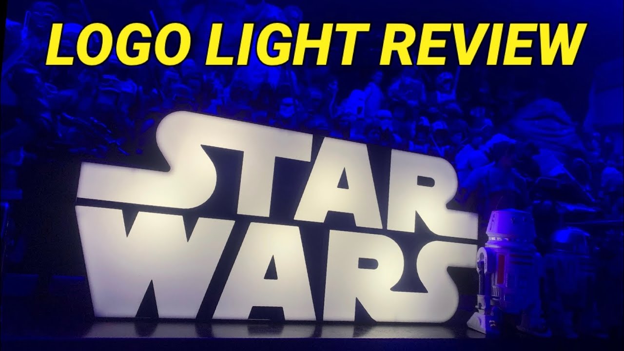 REVIEW. Paladone Star Wars Logo Light - YouTube