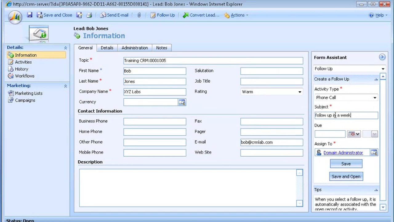 CRM 4 Leads - YouTube