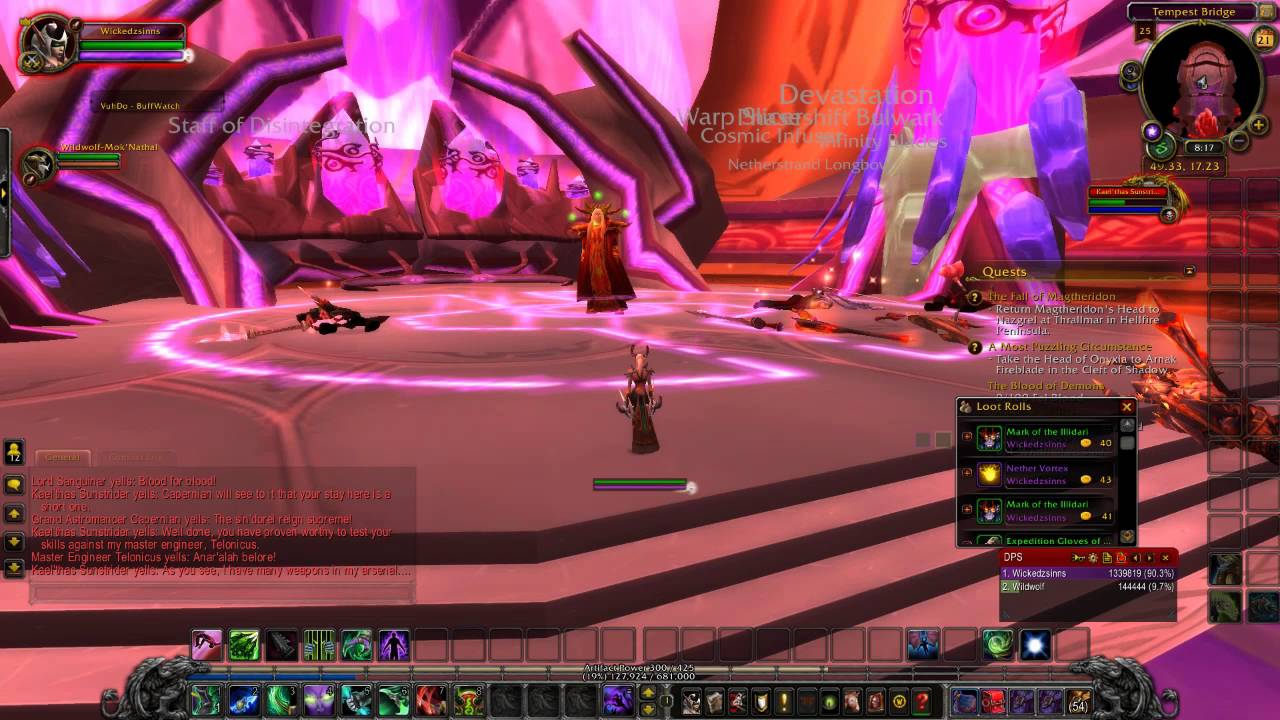 Tempest Keep (last boss) - YouTube