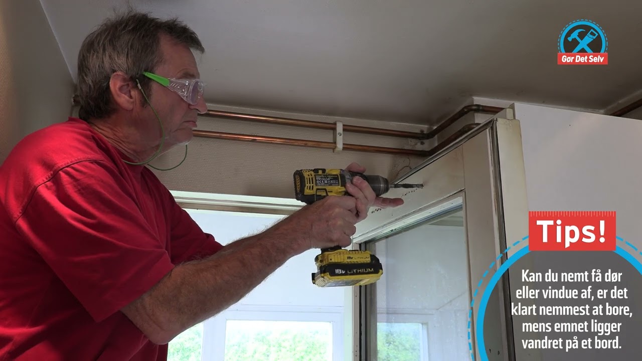 Bedre ventilation med spalteventil. Sådan gør du - YouTube