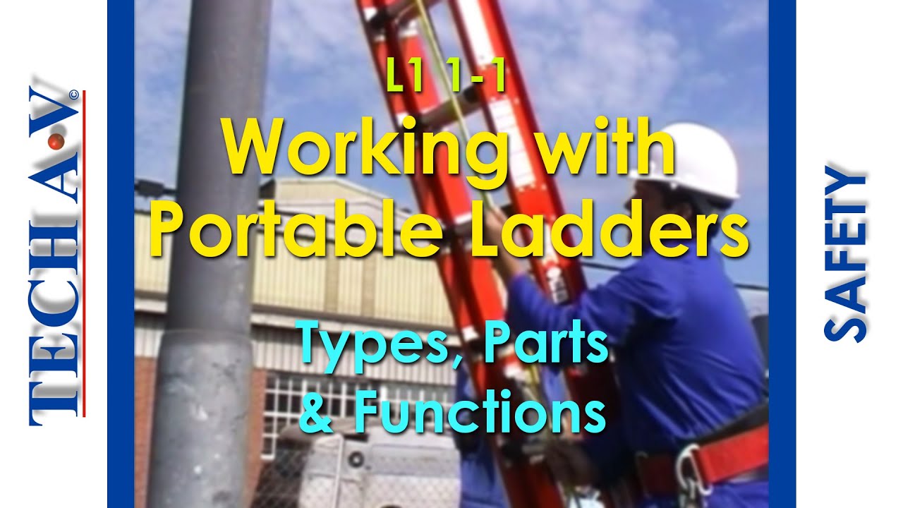 L1 1-1 - WORKING WITH PORTABLE LADDERS - YouTube
