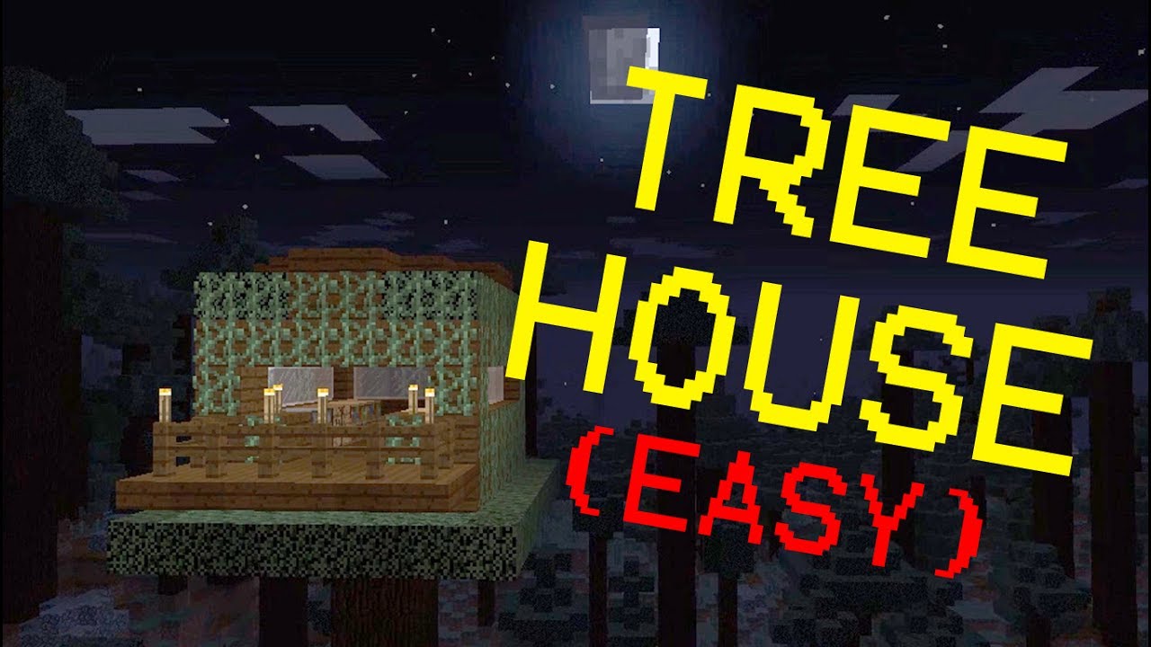 Minecraft: How To Build A Tree House Tutorial (EASY!) - YouTube