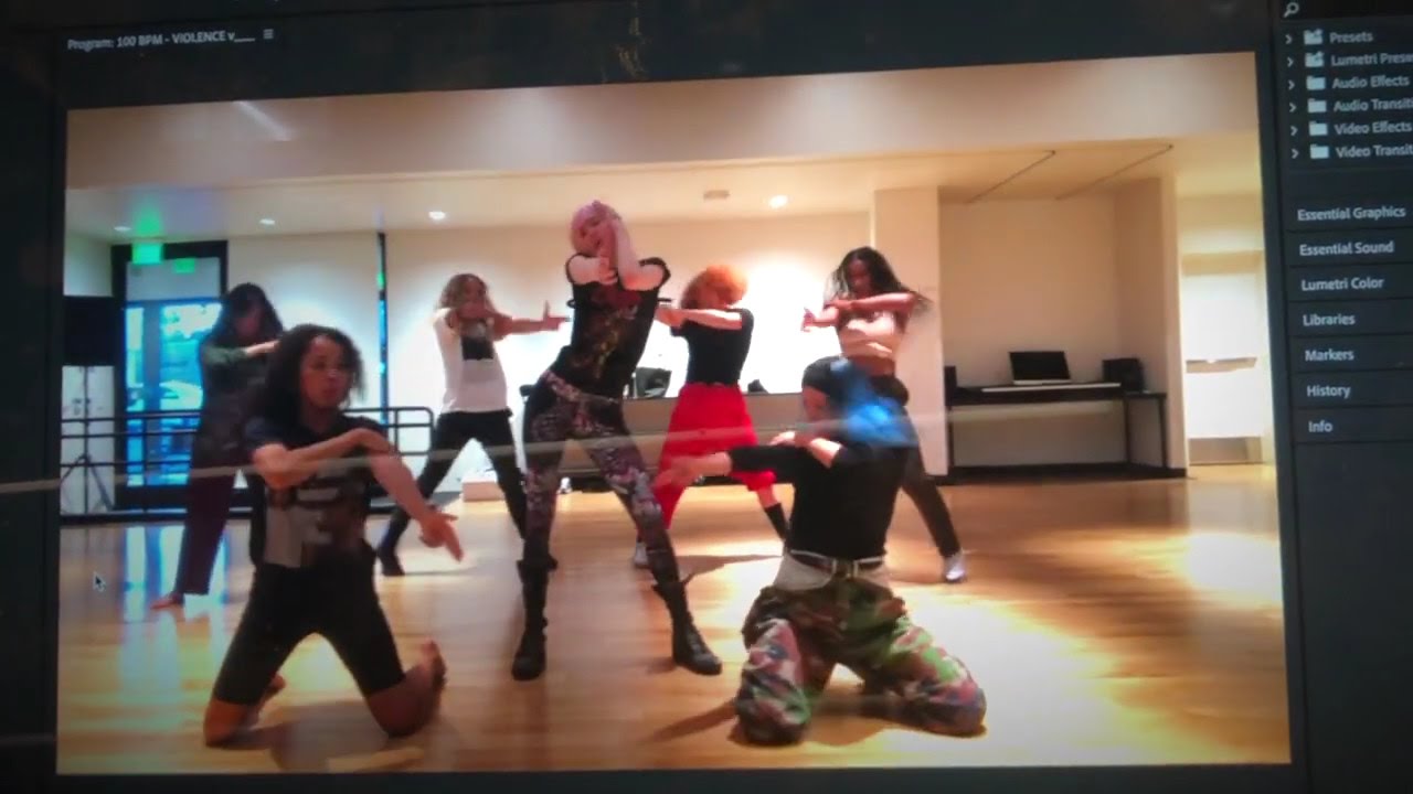 Grimes OFFICIAL MV Violence Dance rehearsal in Los Angeles. (BTS) - YouTube