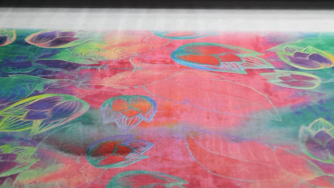 Digital Textile printing demo video - YouTube