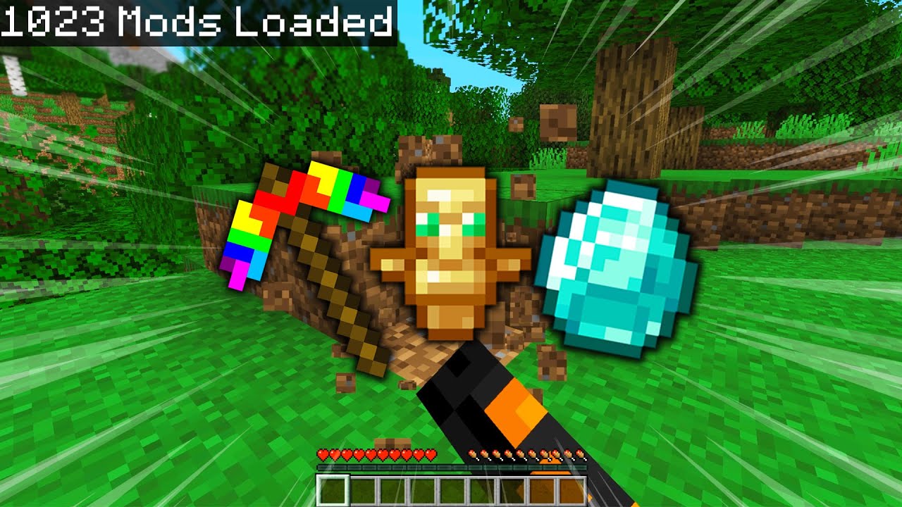 Minecraft RANDOMIZER But With CRAZY CRAFT MODS.. - YouTube