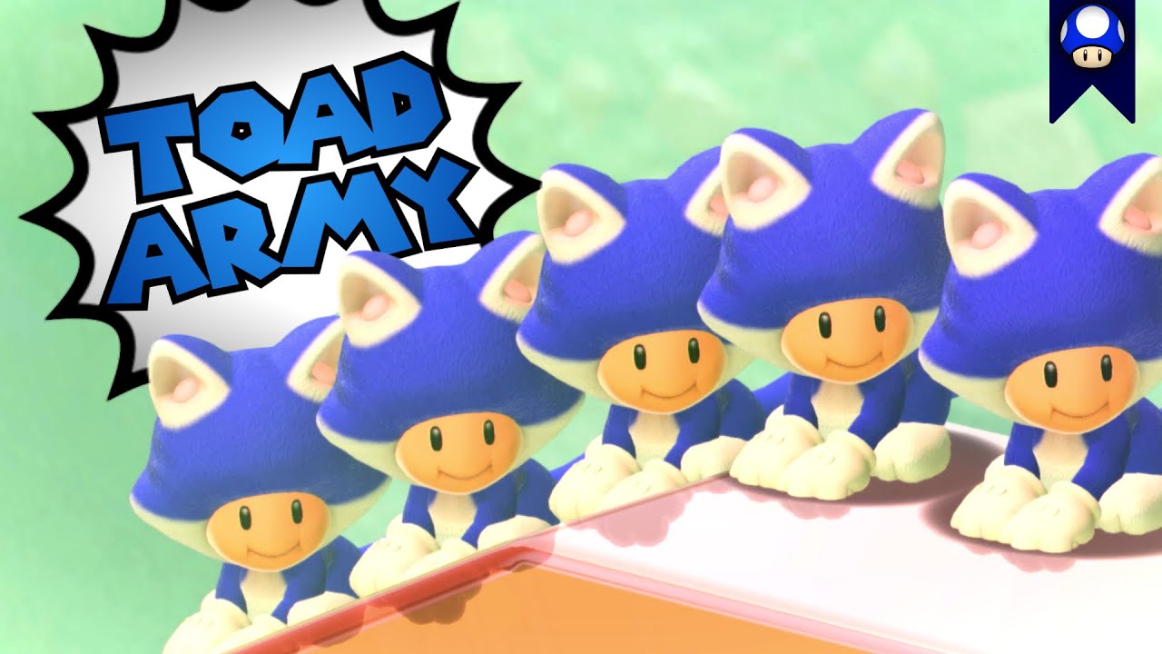 Celebrating 100 Subscribers by making an Army of Toads - YouTube