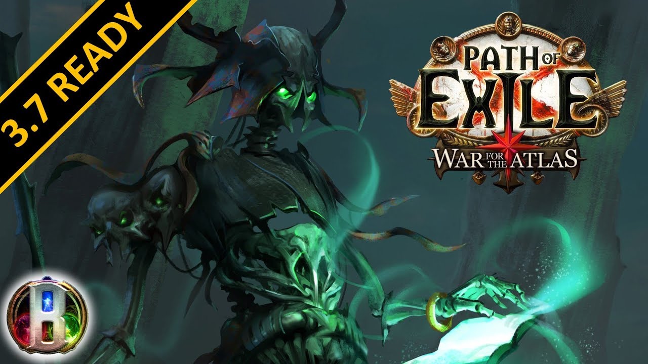 Path of Exile 3.7 - Mage Skeleton Build - Necromancer Witch - Legion ...