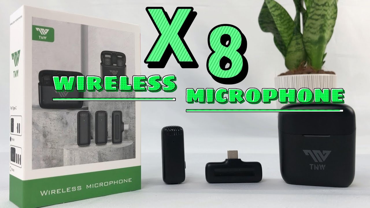 TNW -X8 Tutorial Cara Pakai Mikrofon "Wireless" Lavalier Mic X8 - YouTube
