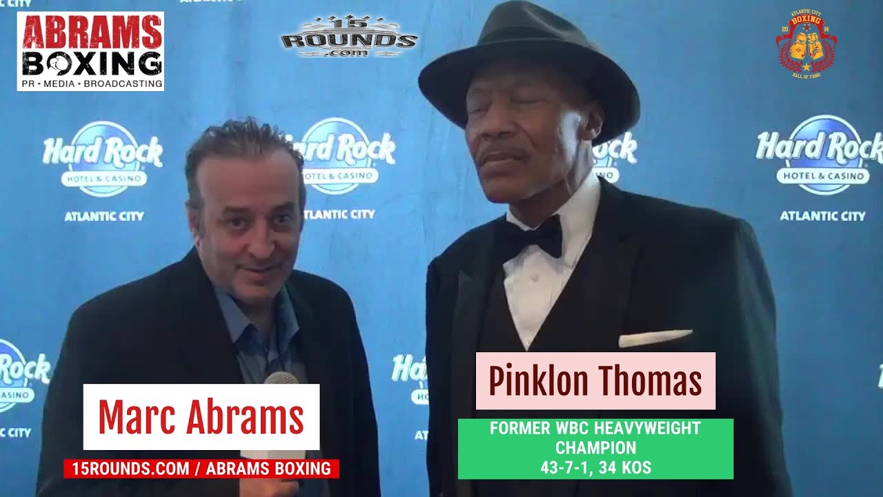 Former WBC Heavyweight champion Pinklon Thomas talks about his Career ...