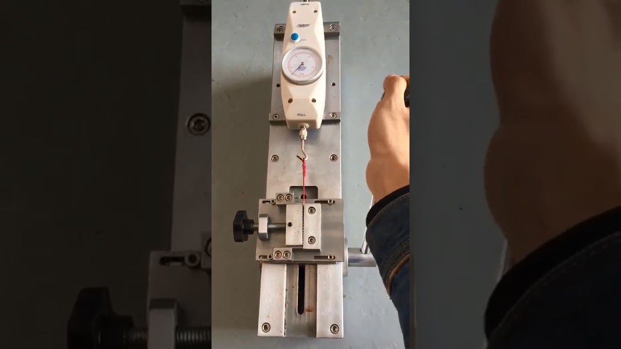 Wire Harness Tensile Testing Machine/Cable pull test device - YouTube